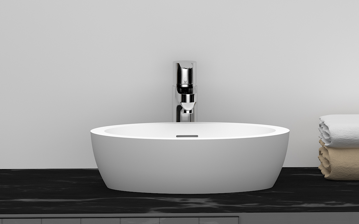 Italian Style Luxury Contemporary Stone Resin Vessel Sink Modern Art ...