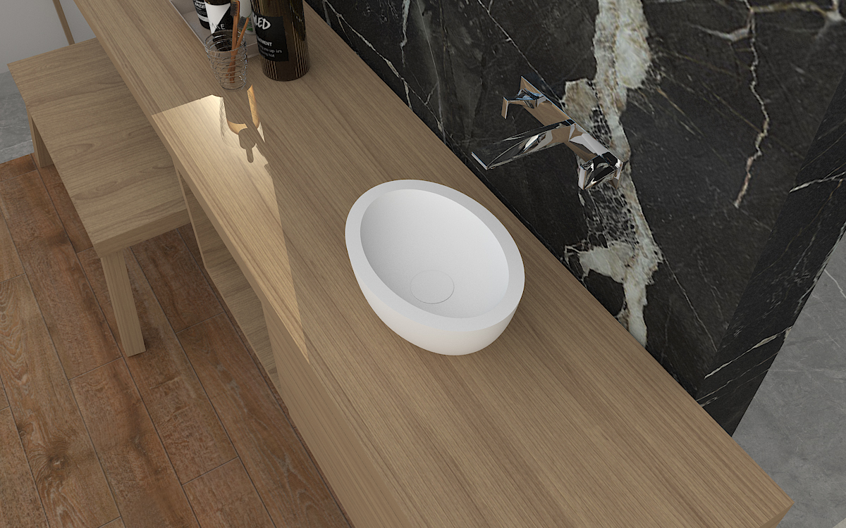 Italian Style Luxury Contemporary Stone Resin Vessel Sink Modern Art ...