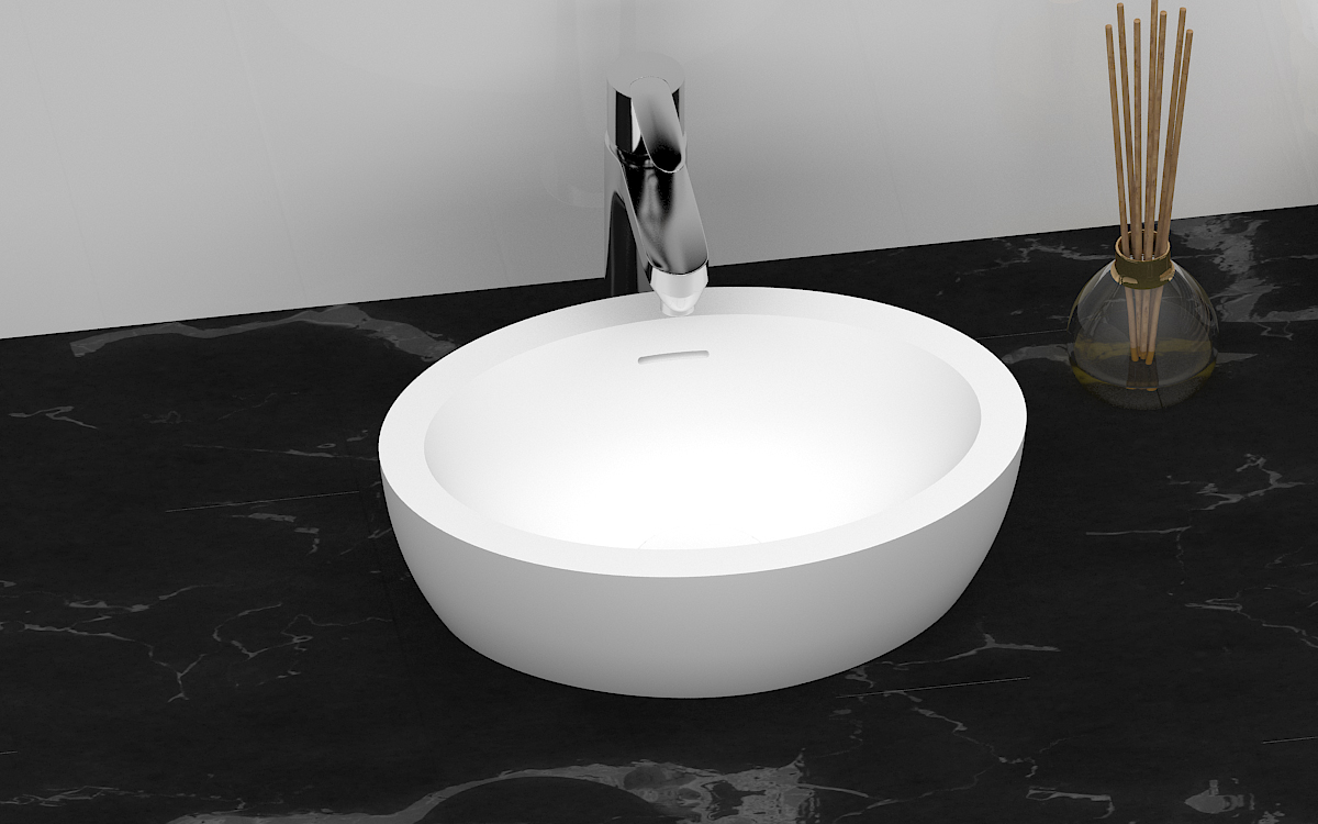 Italian Style Luxury Contemporary Stone Resin Vessel Sink Modern Art ...